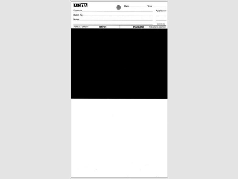 Form 2A Opacity Chart (250 pk) | KTA Gage