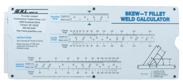 Skew-T Fillet Weld Gauge | KTA Gage